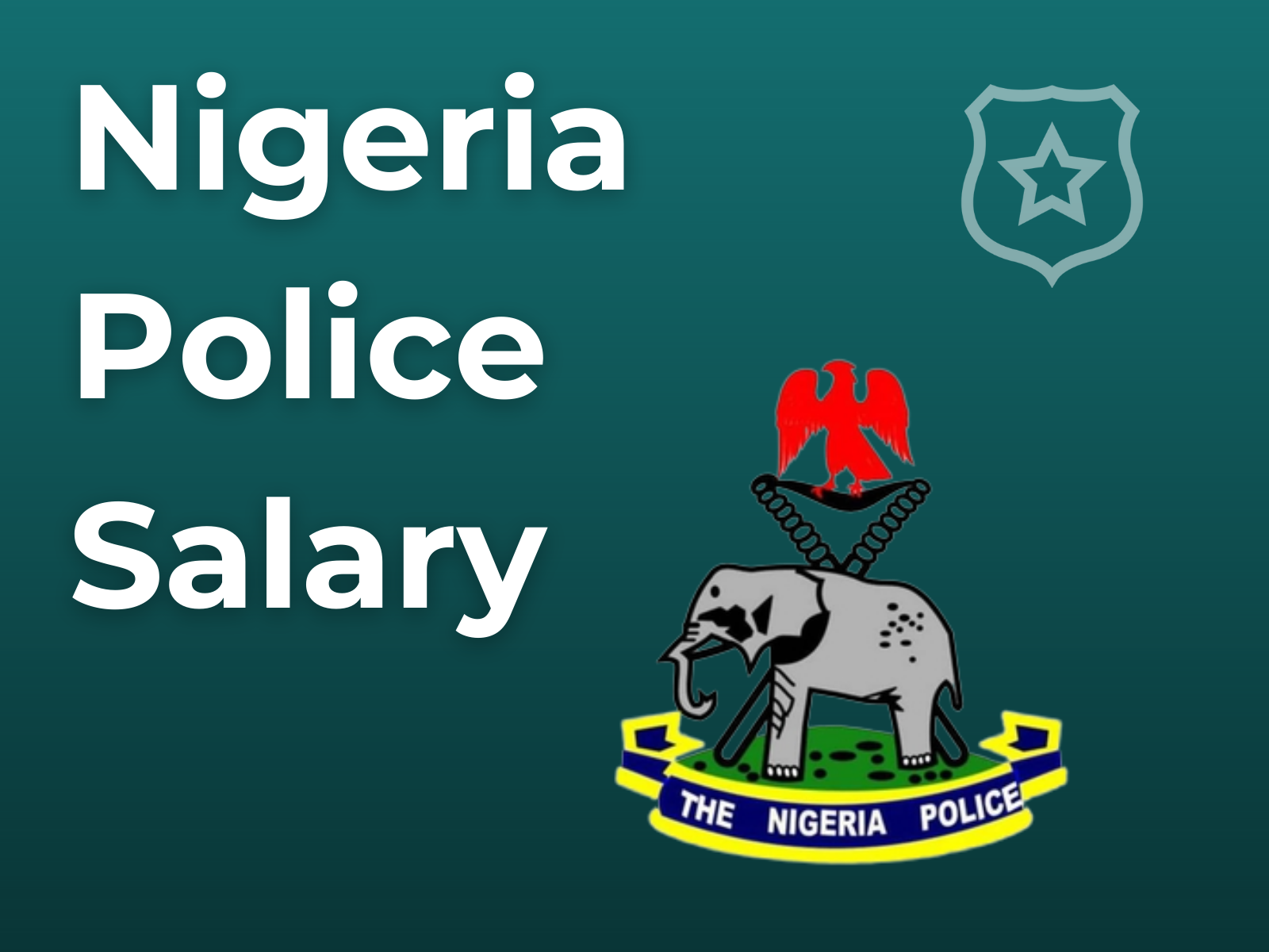 Nigeria Police Salary & Ranks in Nigerian Naira (NPF) 2025